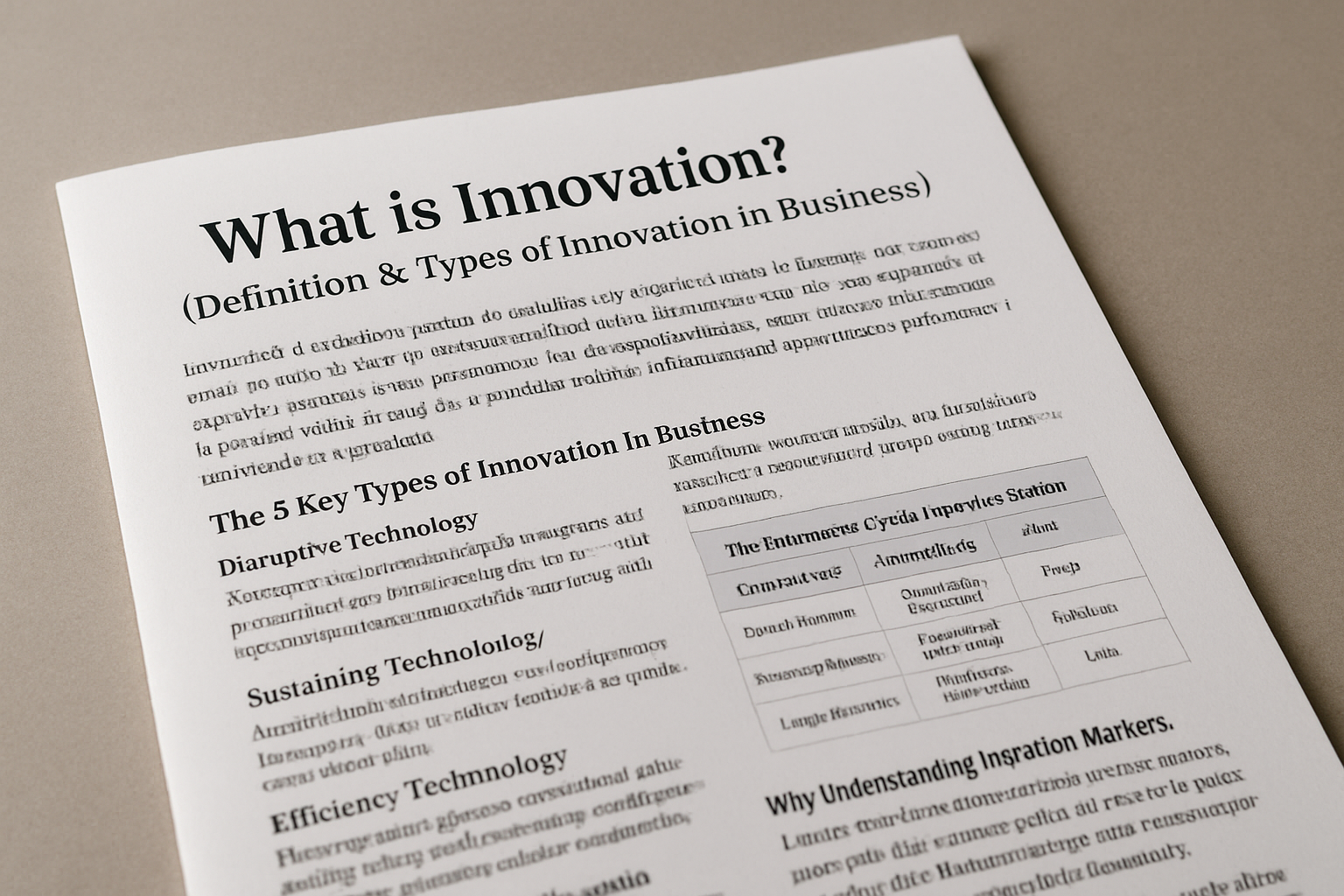 What is Innovation? (Definition & Types of Innovation in Business ...